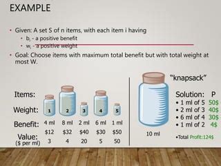 Knapsack Problem Dynamicprogramming PPT
