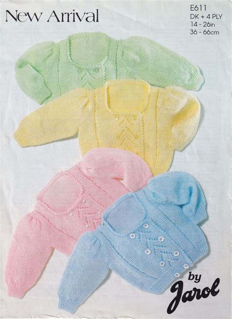 Jarol E611 Knitting Pattern Rock The Cradle Patterns