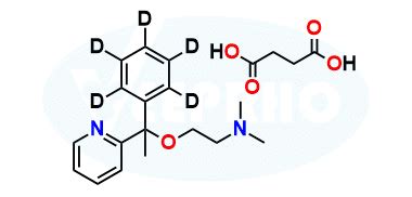 1216840 94 6 Doxylamine D5 Succinate Veeprho