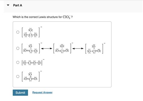 [solved] Which Is The Correct Lewis Structure For Clo3
