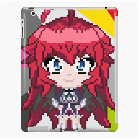Highschool Dxd Rias Gremory Pixel Art Ipad Case And Skin By