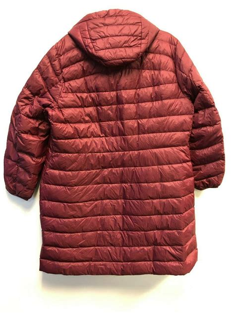 Lands End Womens Plus Size Ultralight Packable Long Down Coat Deep Claret 1x Coats And Jackets
