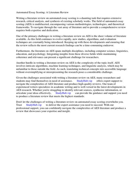 Automated Essay Scoring A Literature Review Pdf Human Communication Cognitive Science