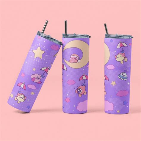 Kirby Moon Tumbler Etsy