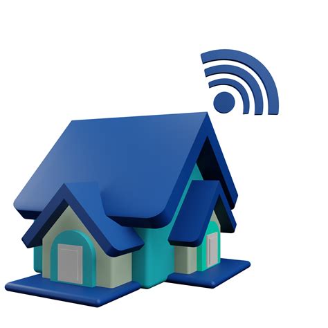 3 D Illustration Of Smart Home Icon 34763033 PNG