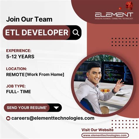 Element Technologies Inc On Linkedin Elementishiring Etldeveloper