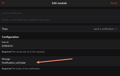 Send A Notification With Message Body From Item State Scripts And Rules Openhab Community