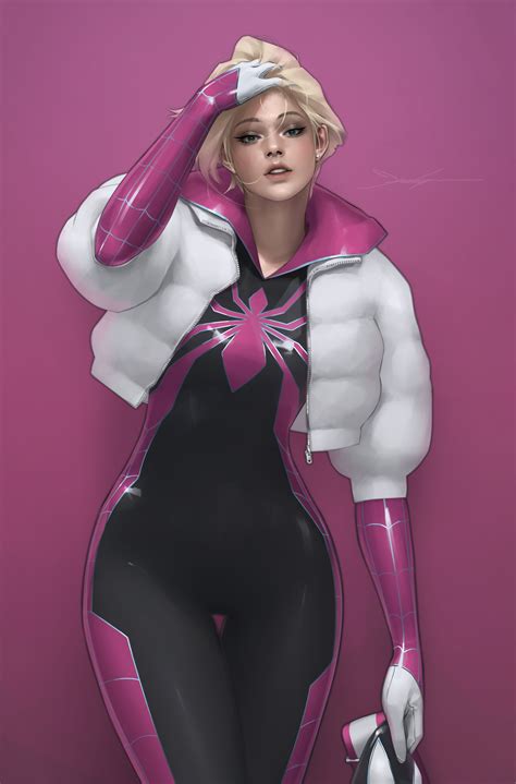 All New Spider Gwen The Ghost Spider 1 Jeehyung Lee Sgcc Exclusive S