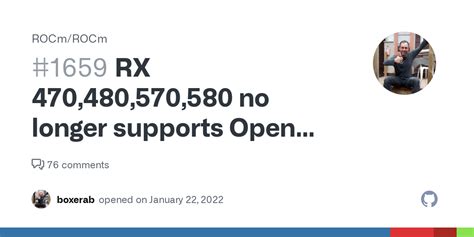 RX 470 480 570 580 No Longer Supports OpenCL On ROCm 4 5 Issue 1659