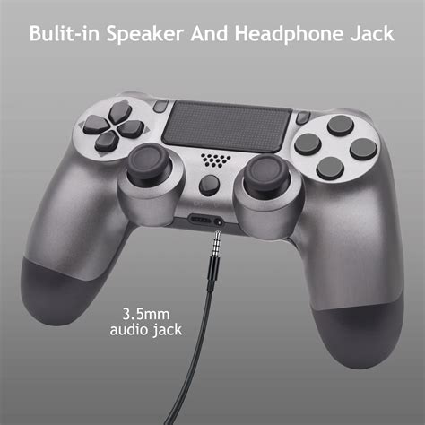 Controller Wireless Pentru Ps4 Dual Vibration 6 Axis Gri Emag Ro