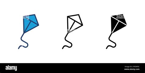 Kite Icon Vector Kite Vector Icon Stock Vector Image And Art Alamy