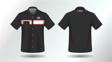Work Uniform Mockup Vector Art Icons And Graphics For Free Download