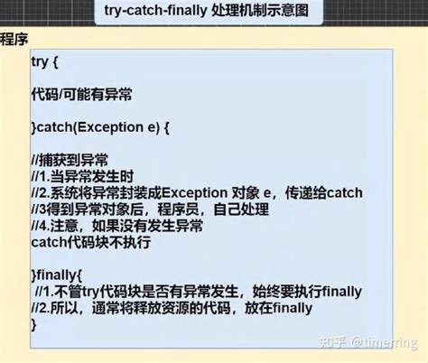 Java异常exception详解 知乎