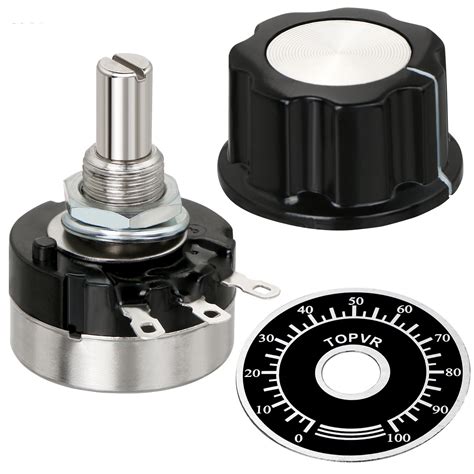 Pack RV YN S B K Ohm Variable Resistors Single Turn Rotary Carbon Film Potentiometer