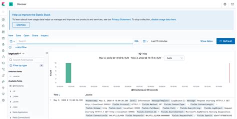 Tye Docs Recipes Logging Elastic Md At Main Dotnet Tye Github