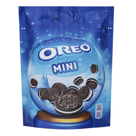 Печенье с какао и начинкой ванильного вкуса Mini Oreo д/п 100г Oreo ...