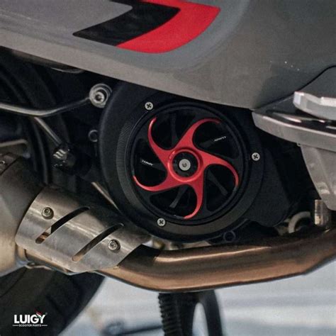 Jual Cover Fan Spinner Luigy V2 Black Pink Vespa Sprint Primavera Lx S
