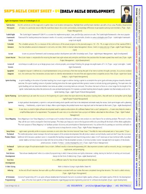 Agile Cheatsheet 04 Pdf