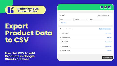 Editengine Bulk Product Editor Bulk Edit Products And Export Data With Live Previews And