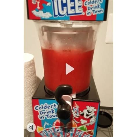 I Scream Icee Machine Slushie Maker Counter Top Model Make Your Own
