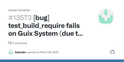 [bug] test build require fails on guix system due to lack of apt get