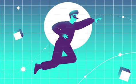 가상 현실을 연구하는 Vr 헤드셋을 쓴 남자 메타버스 Vr 및 Ai 기술 개념 벡터 일러스트 레이 션입니다 벡터 Unsplash의 미래 이미지