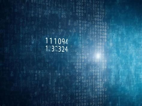 premium ai image technological background with binary number