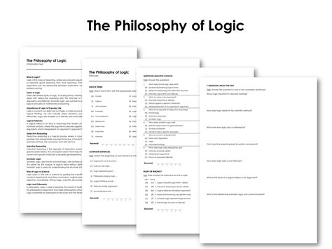 The Philosophy Of Logic Made By Teachers