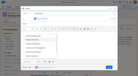Salesforce Launches Ai Cloud Service Money For Lunch
