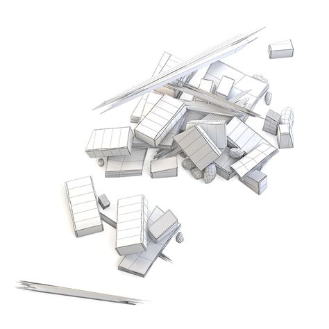 Rubble Small 3d Model Download Building Components On