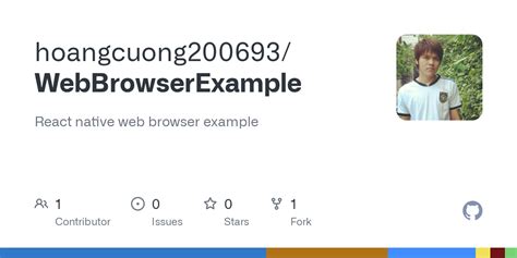 github hoangcuong200693 webbrowserexample react native web browser