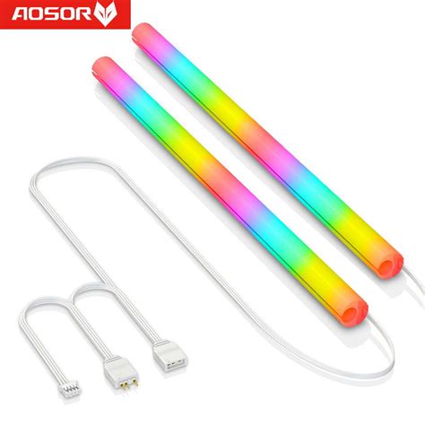 Fankhu Pcs Motherboar V Pin Argb Pin Aura Sync Luminous Water