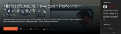 Microsoft Azure Developer Performing Data Integrity Testing By Aram Koukia Koukia