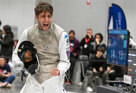 Scherma Davide Filippi Al Massimo In Carriera Secondo Posto A Vancouver