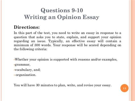 Writing Test Questions Examples