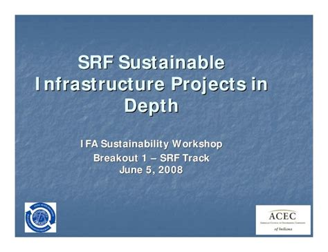 Pdf Srf Sustainable Infrastructure Projects In Depth · Pdf Filesrf Sustainable Infrastructure
