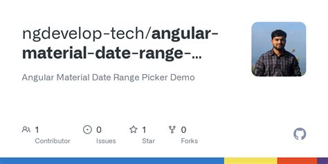 github ngdevelop tech angular material date range picker demo angular material date range