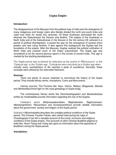 Gupta Empire Decimal System