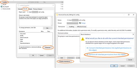 Openssh Windows Bad Owner Or Permissions Stack Overflow