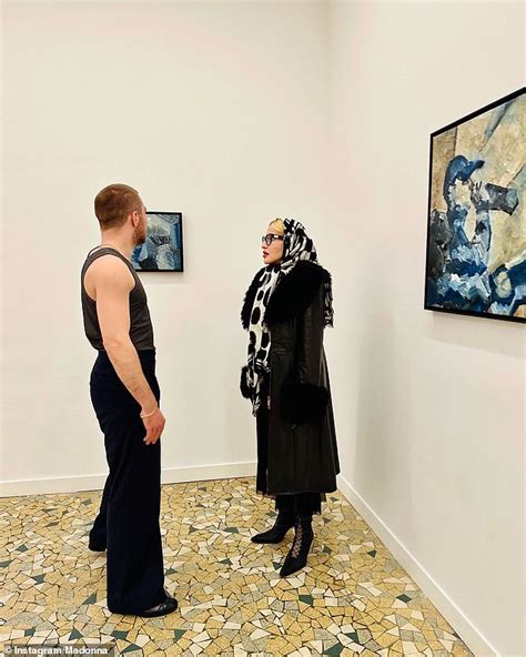Madonna 66 Is Every Inch The Proud Mother As She Supports Her Artist