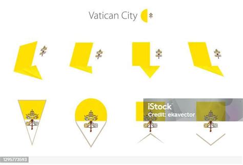 바티칸 시국 국기 컬렉션 바티칸 시국 벡터 플래그의 여덟 버전 0명에 대한 스톡 벡터 아트 및 기타 이미지 0명 관광