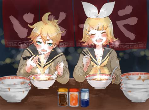 Kagamine Rin And Kagamine Len Vocaloid Drawn By Sakanashi Danbooru