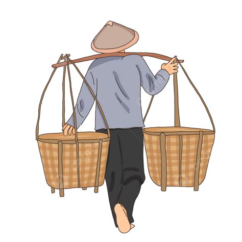 열심히 일하는 아버지의 그림 캐릭터 일러스트 이슬람 캐릭터 직업 Png 일러스트 및 Psd 이미지 무료 다운로드 Pngtree