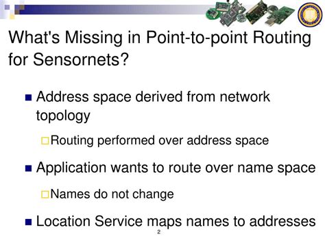 Ppt Beacon Location Service A Location Service For Point To Point Routing In Wireless Sensor