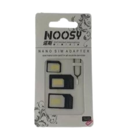 Convertidor Nano Micro Sim Card Mas Clip Extractor Los Novedosos