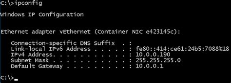 Configure Port Mapping For Windows Container