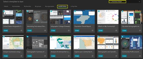 Find And Use Business Analyst Web Experience Templates