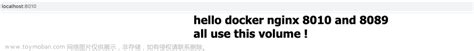 docker 挂载、修改文件 toy模板网