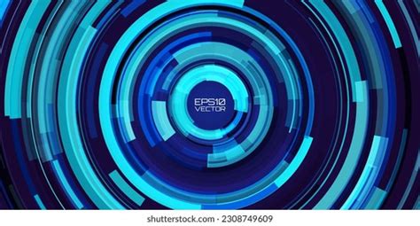 Ui Circular Hud Screen Tech System Stock Vector Royalty Free 2308749609 Shutterstock