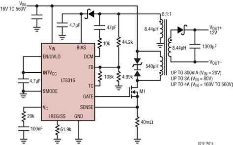 Lt8316 Datasheet And Product Info Analog Devices